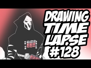 Drawing Time Lapse #128 - Overwatch : Reaper — Видео от CG NEW | ВКонтакте